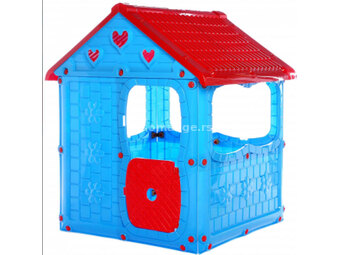 Kućica za decu 98x92x116cm plava Playhouse 48809