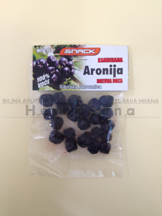 Aronija kandirana snack 15g