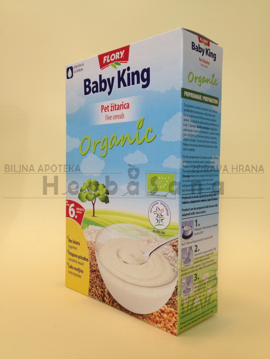 Baby king Pet žitarica organic-200 g