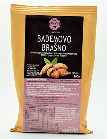 Bademovo brašno 200g ( bez glutena)