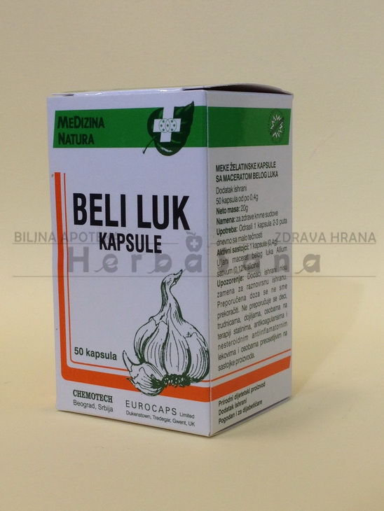 Beli luk kapsule – 50 kapsula