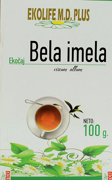 Čaj bela imela 100g