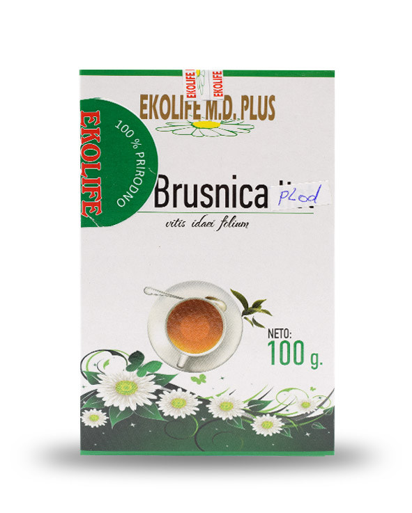 Čaj Brusnica plod 100g Ekolife