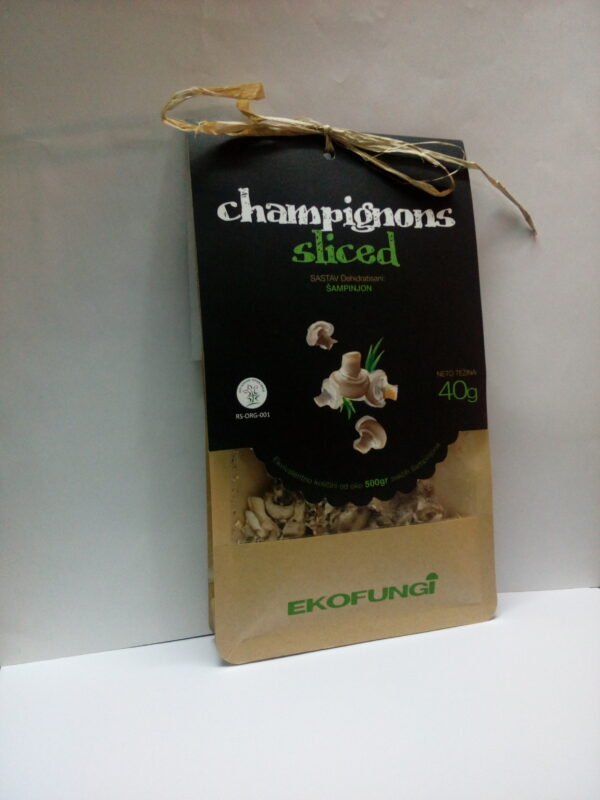 Champignons sliced (organski proizvod) 40g Ekofungi