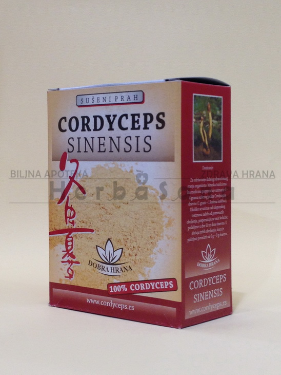 Cordyceps sušeni prah 50g