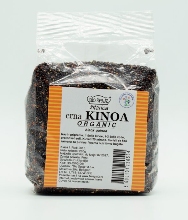 Crna kinoa 200g (organski proizvod)