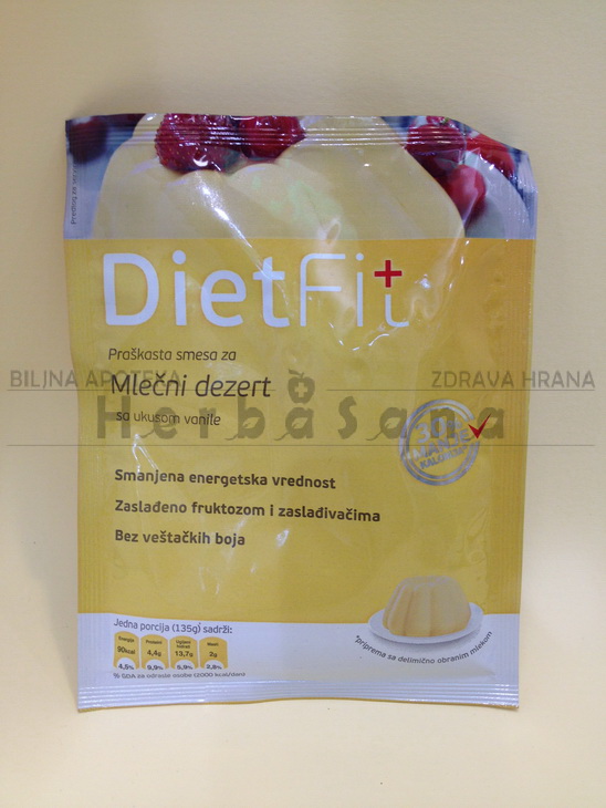 DietFit mlečni dezert vanila