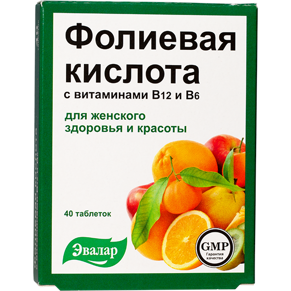 Folna kiselina sa vitaminima B12 i B6 40 tableta