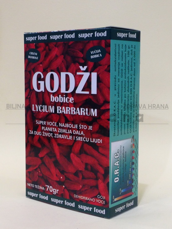 Godži (Goji) bobice sušene 70g Dakar