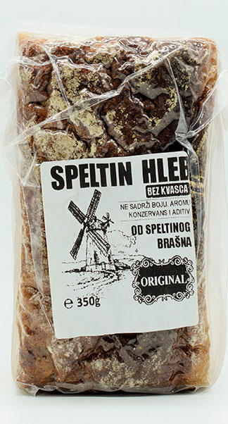 Hleb od spelte bez kvasca 350g Unimiller