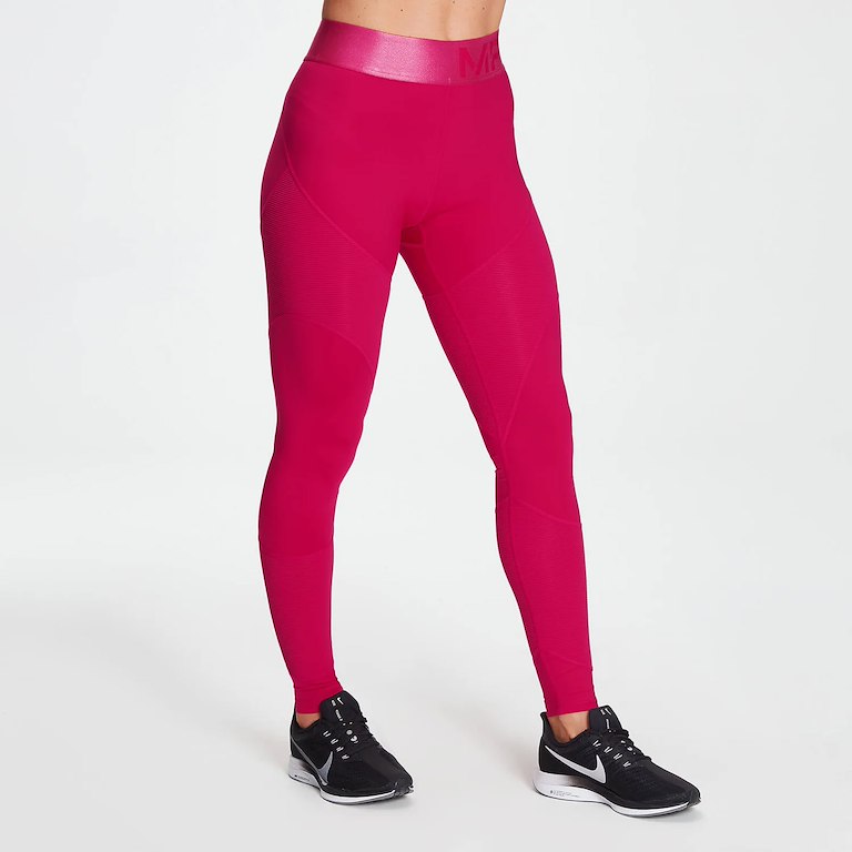 MP Women's Adapt Textured Leggings- Virtual Pink