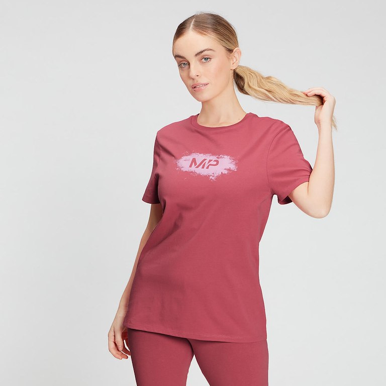 MP Women's Chalk Graphic T-Shirt - Berry Pink