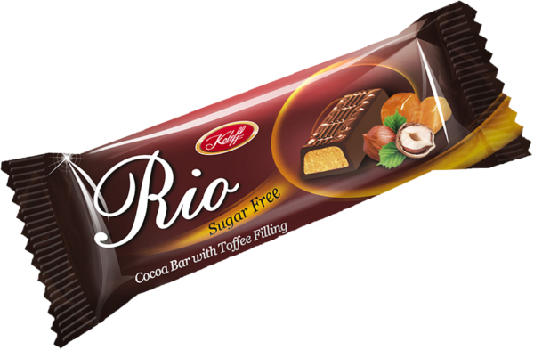 Kakao bar sa ukusom karamele tofee Rio 30g