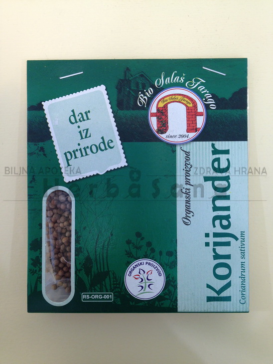 Korijander 10 gr (organski proizvod)