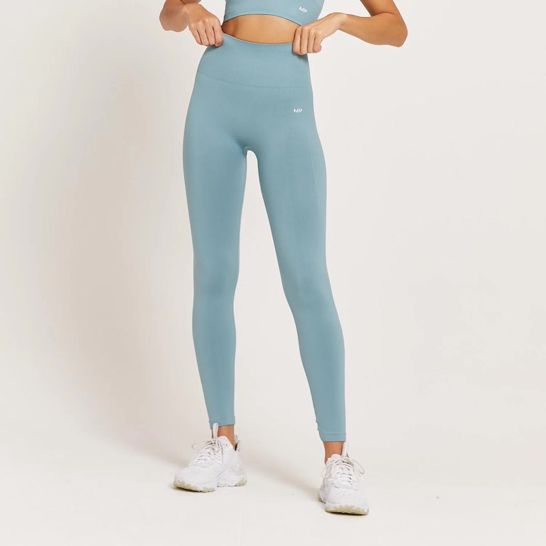 MP Women's Shape Seamless 7/8 Leggings - ženske helanke 7/8 - sivoplave