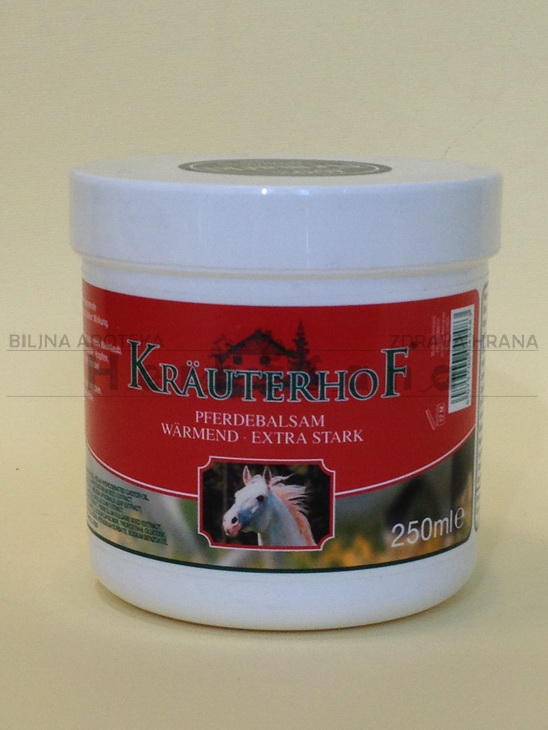 Krauterhof konjski balzam sa efektom toplote – ekstra jak 250ml