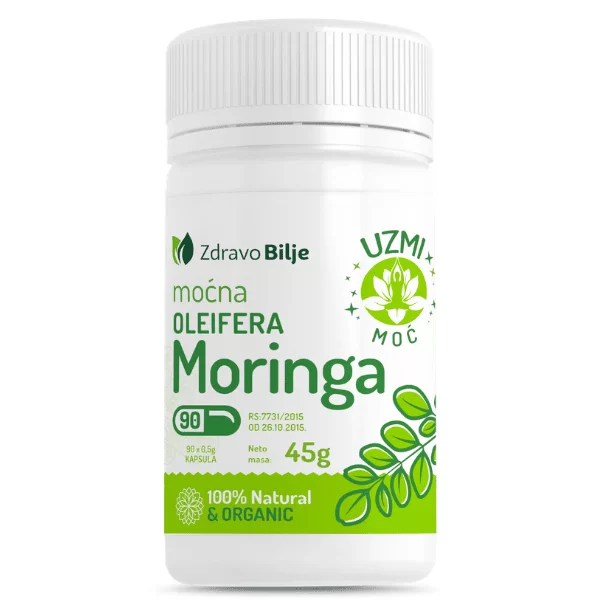 Moringa prah u kapsulama – 90 kapsula