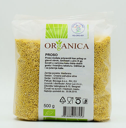 Proso 500g Organica (organski proizvod)
