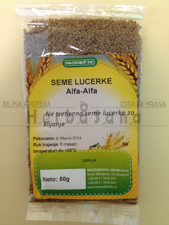 Seme lucerke Alfa-Alfa 50g