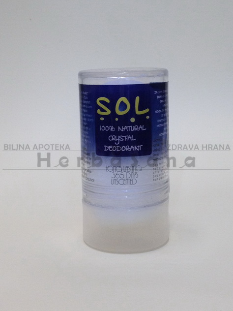 SOL crystal deodorant stick