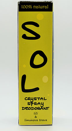 SOL crystal spray deodorant citrus 100ml