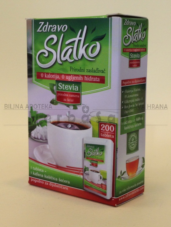 Stevia u tabletama, 200 kom. – Zdravo slatko