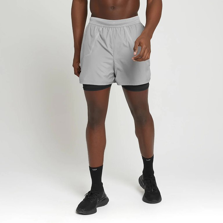 MP Men's Velocity Ultra 2 In 1 Shorts - muški šorts 2 u 1 - sivi