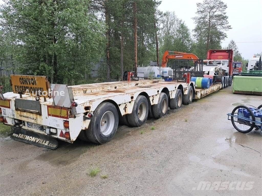 Scania R164 580 tegljač + poluprikolica sa niskom platformom
