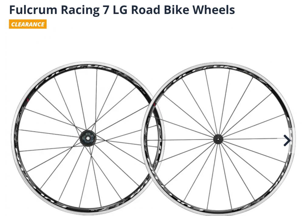 Fulcrum Racing 7 LG Road Bike Wheels