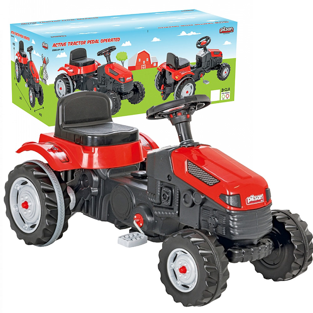 Pilsan Traktor sa pedalama crveni
