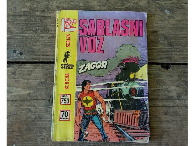 STRIP ZAGOR 753 SABLASNI VOZ