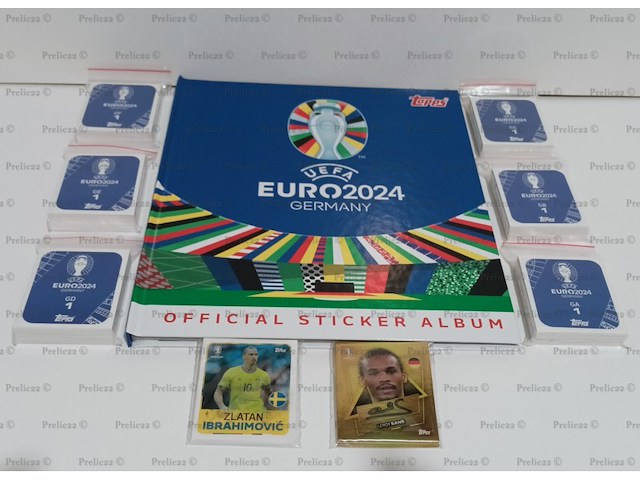 UEFA EURO 2024 Germany - kompletan set + HC album