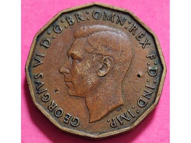 3 Pence 1941 Velika Britanija