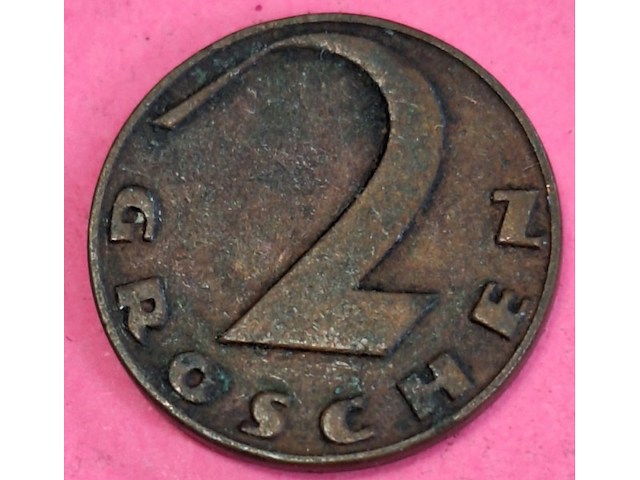 2 Groša 1928 Austrija