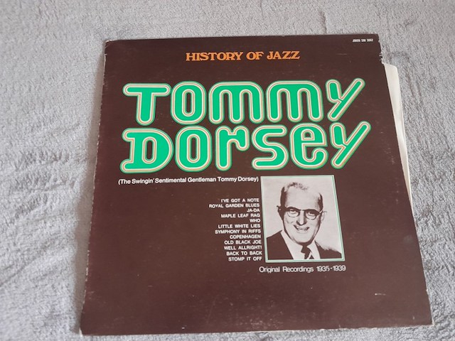 Tommy Dorsey - LP History of Jazz / Italy print