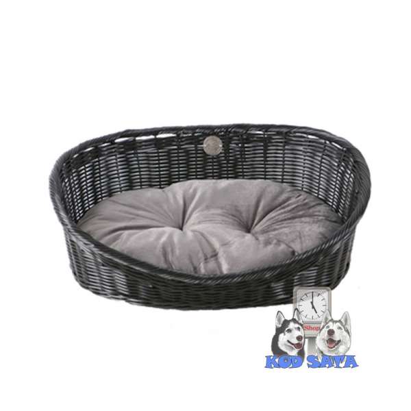 Duvo Korpa Krevet Za Pse, Rustic Rattan 58x44x19cm