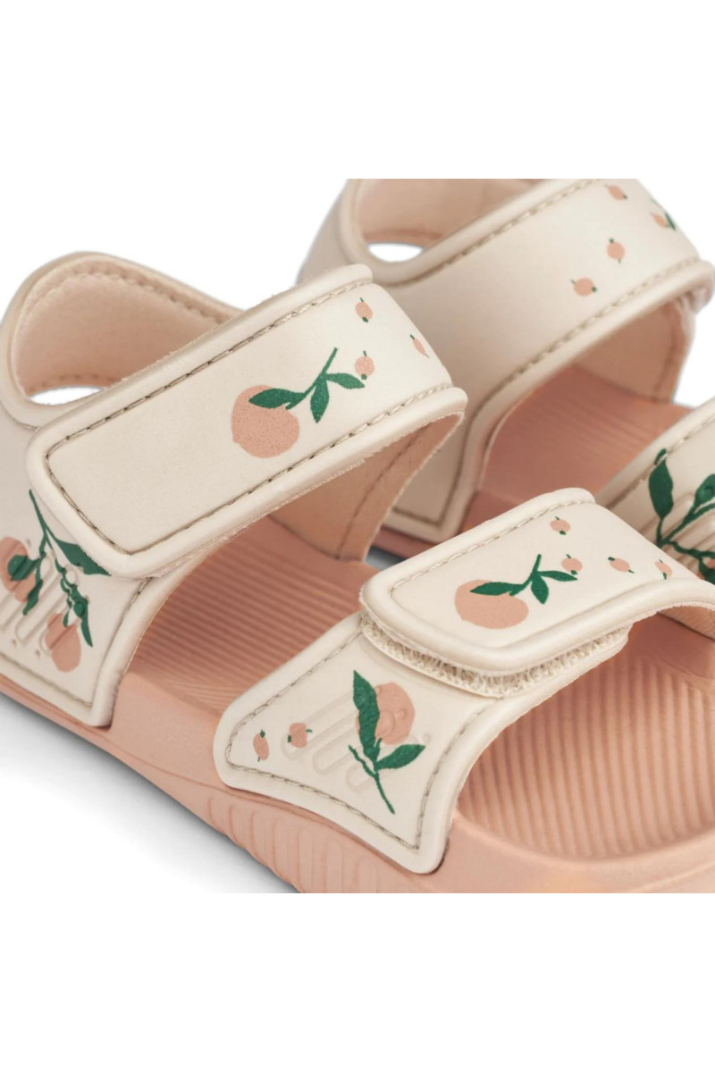 Liewood sandale Blumer, Peach/Sea shell