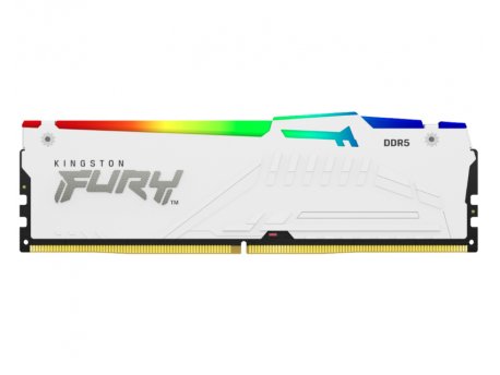 KINGSTON DIMM DDR5 16GB 6400MT/S KF564C32BWA-16 FURY BEAST WHITE RGB XMP