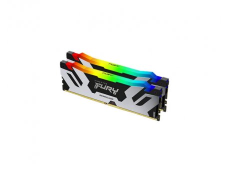 KINGSTON DIMM DDR5, 64GB (2X32), 6.000MHZ, FURY RENEGADE SILVER RGB (KF560C32RSAK2-64)