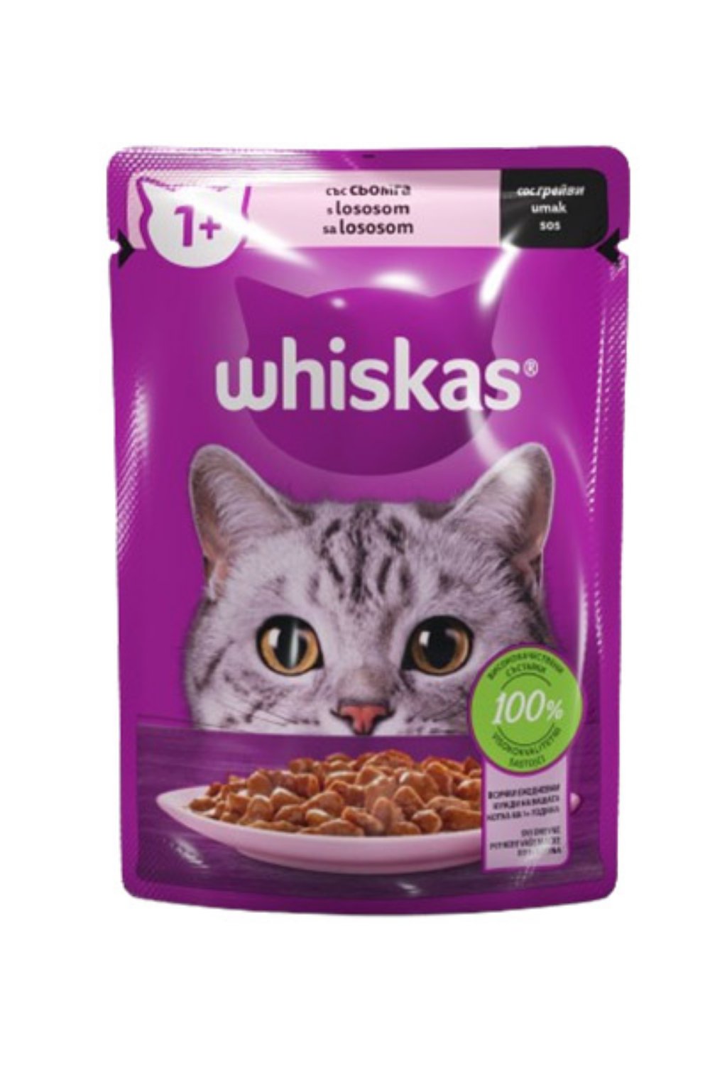 Whiskas kesica, losos 85gr