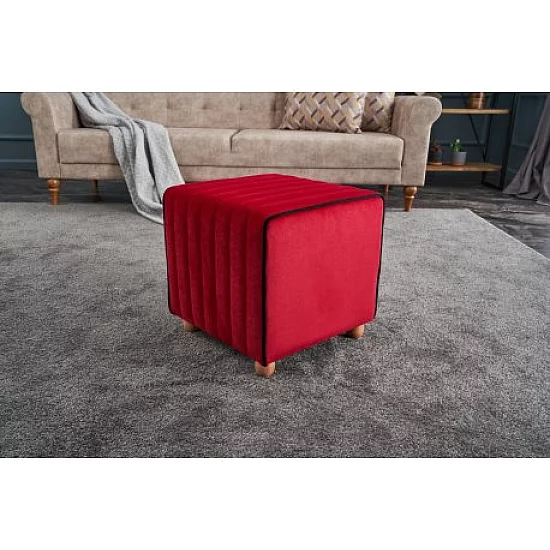 ATELIER DEL SOFA TABURE MONA PUF RED CENA