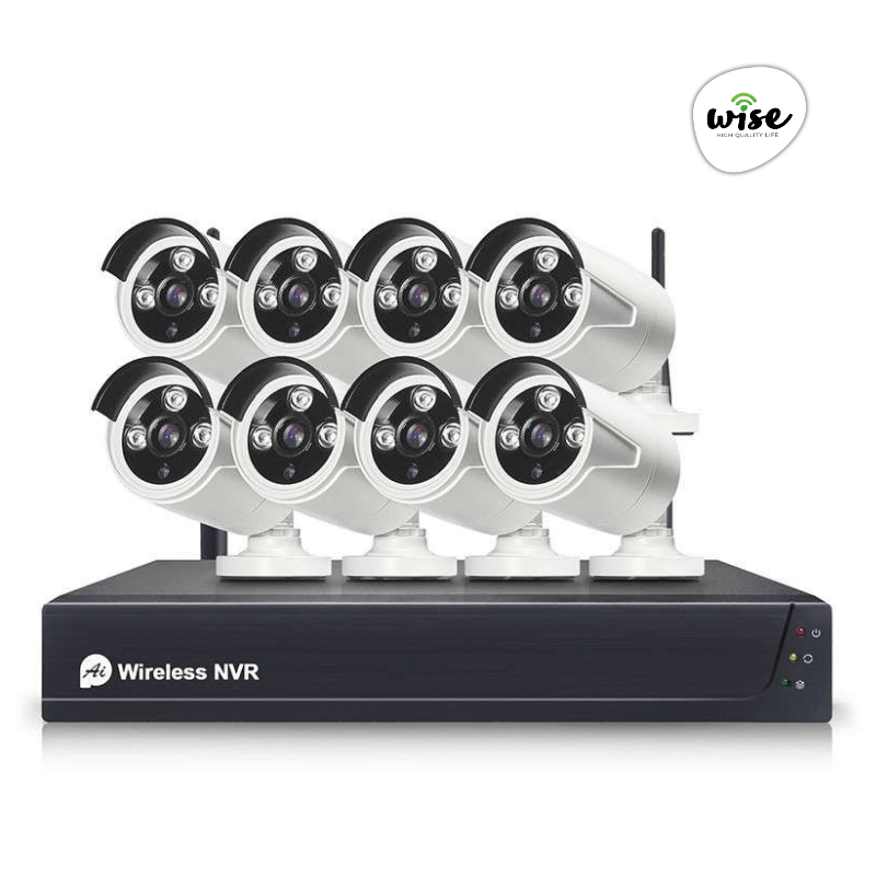 Wise pametni komplet za video nadzor – 8 vodootporne kamere 3MP sa NVR