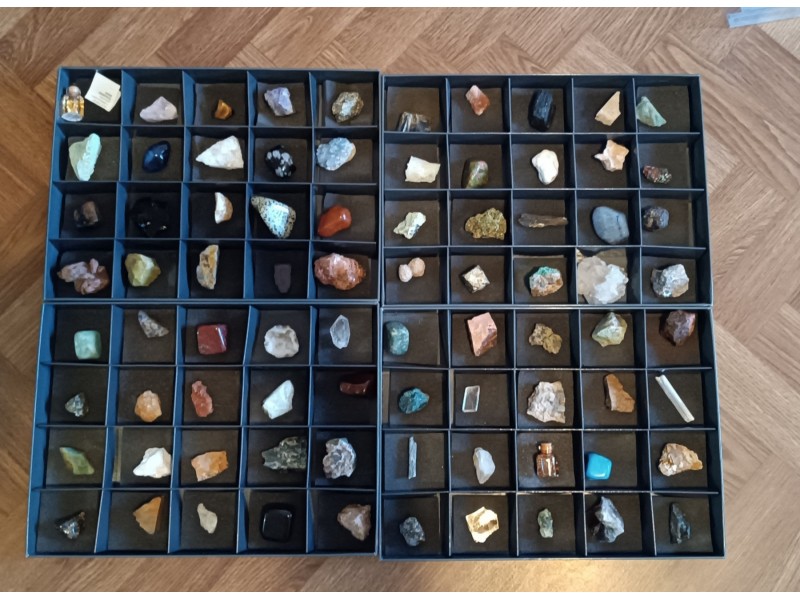 Zemljini minerali kolekcija