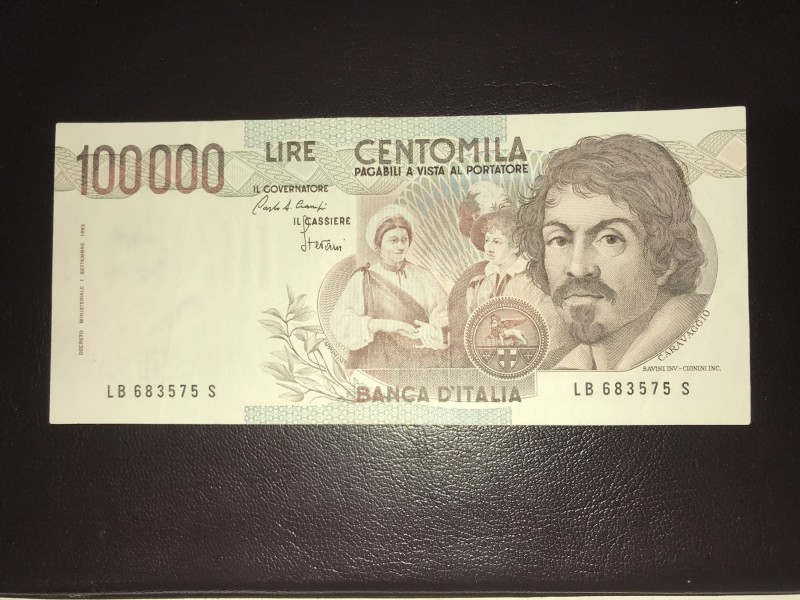 ITALIJA 100 000 LIRA.1983.