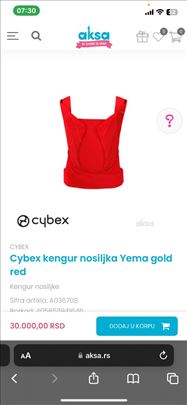 Cybex kengur Yema gold red-novo