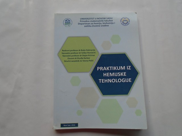 Praktikum iz hemijske tehnologije, B.Dalmacija, PMF UNS
