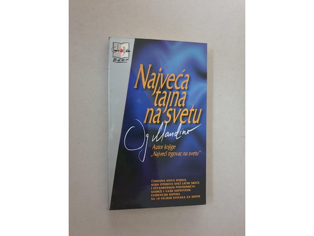 Najveća tajna na svetu - Og Mandino