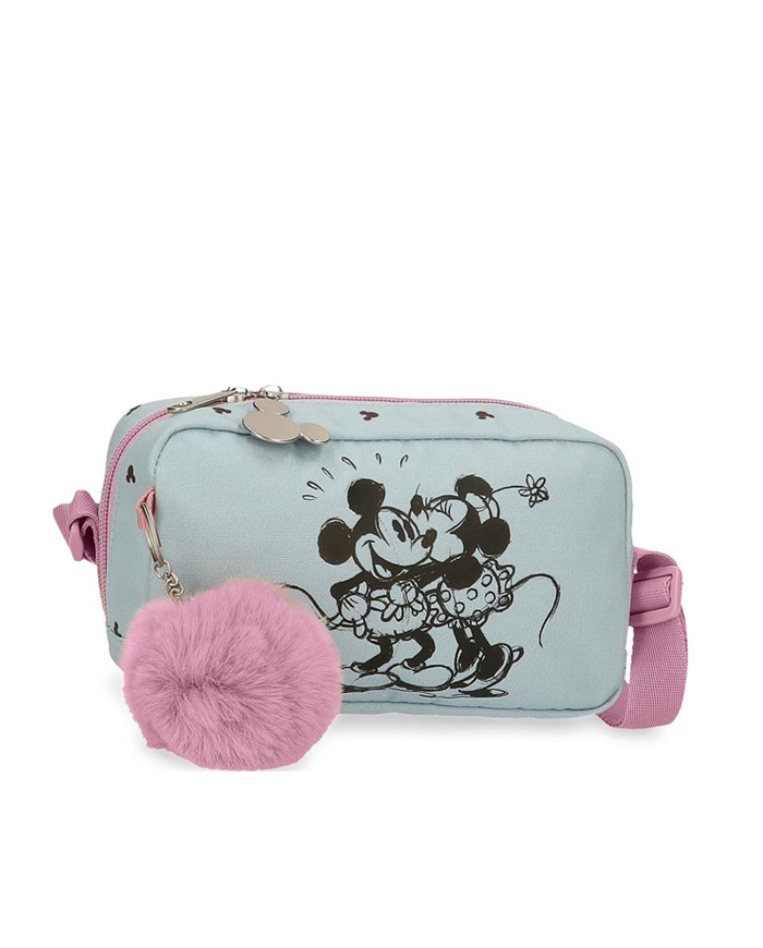 TORBA MINNIE&MICKEY KISSES BLUE Disney