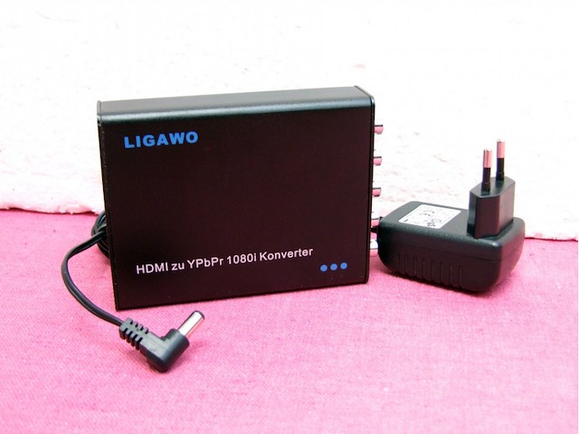 Ligawo HDMI na YPbPr 1081p konverter + adapter + GARANC