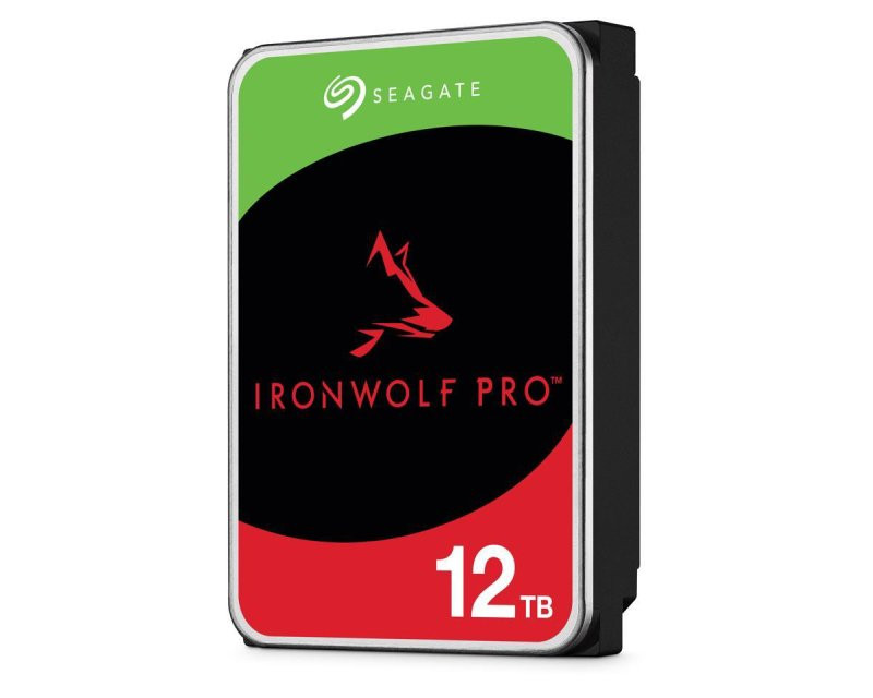 SEAGATE - 12TB 3.5" SATA III 256MB 7200rpm ST12000NT001 IronWolf Pro hard disk